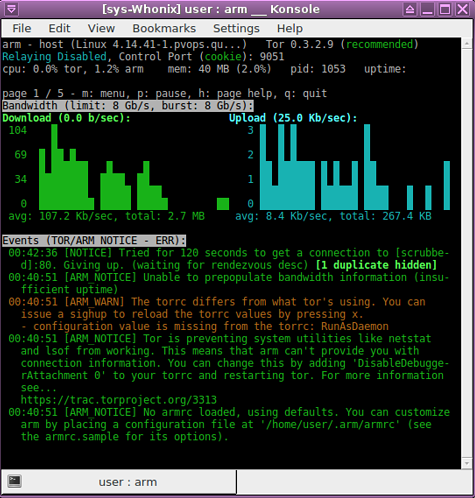 Screenshots - Whonix