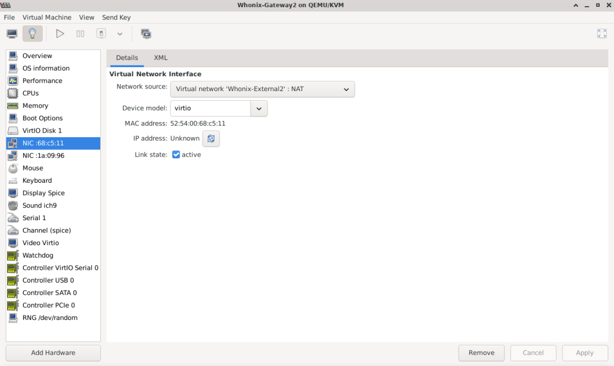 Multiple Whonix-Gateway